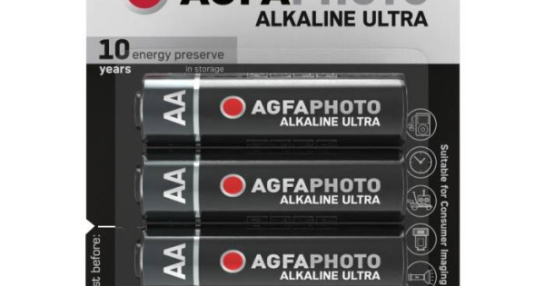 Ultra alkalna baterija crna AA 1.5V B4 AgfaPhoto