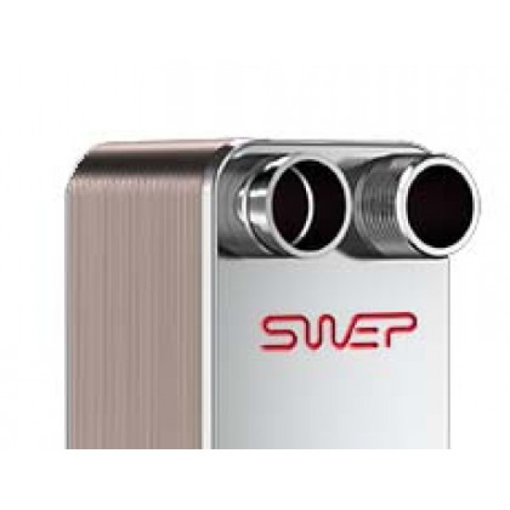 PLOČASTI IZMENJIVAČ SWEP Bx8THX201P-SC-S SA PRIKLJUČCIMA NAPRED