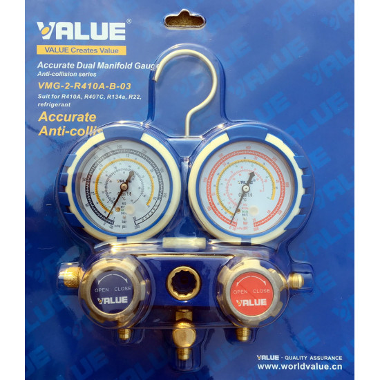 Manometri VALUE VMG-2-R410A-B-03 68mm